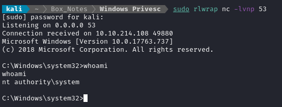 Windows PrivEsc :: 4wayhandshake — CTF Walkthroughs, Tips & Tricks